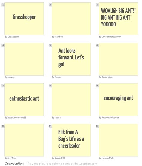 Grasshopper Drawception