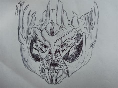 Transformers Prime Megatron Drawing