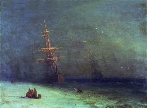 The Shipwreck On Northern Sea 1875 Ivan Aivazovsky WikiArt Org