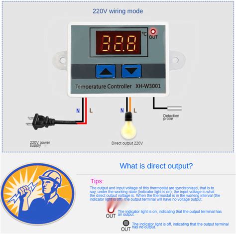 12v 24v 12v24v220v Digital Thermostat Temperature Grandado