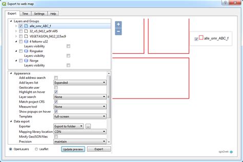 Cant See Openlayers Option Window In Qgis 30 · Issue 623 · Qgis2web