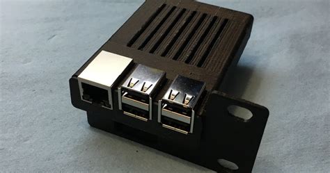 Rack Mount Raspberry Pi Case Remix By Patpend Download Free Stl Model