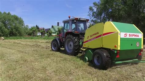 Sianokosy K Ursus Massey Ferguson Youtube