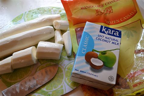 Adobongblog Ginataang Kamoteng Kahoy Cassava In Coconut Milk