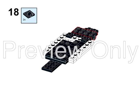 Lego Moc Lego Police Interceptor Ford Crown Victoria 6pin Wide Moc By