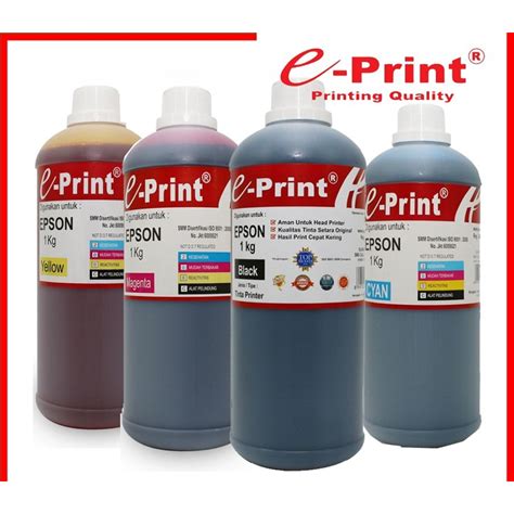 Jual Tinta E Print Epson Printer Reguler Kg Eprint Tinta Epson Kg Shopee Indonesia