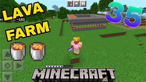 Unlimited Lava Farm ⛏️ Minecraft Gameplay 35 Youtube