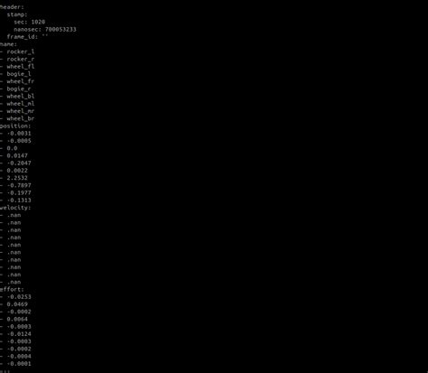 Issue With NaN Velocities In Joint States Topic In Isaac Sim With ROS Isaac Sim NVIDIA