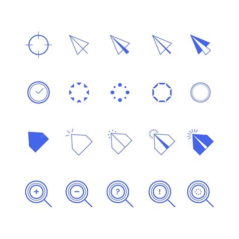 Free Vector Flat Design Mouse Cursor Element