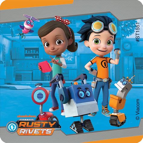 Rusty Rivets Stickers Birthday Party Envelope Seals Party Favors Reward Charts Parents Merit