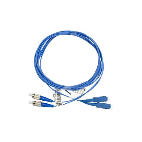 CDS CORDAO OPTICO DUPLEX SM G652 D 2 5M LC UPC SC APC 2MM AZUL