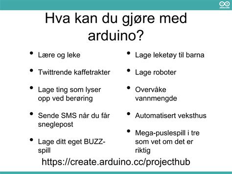 Arduino Workshop Bitraf 17 Nov 2021 PPT