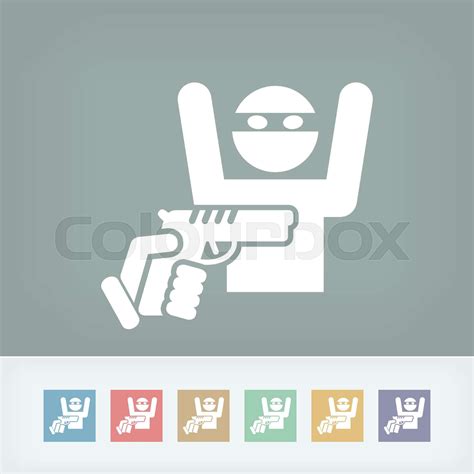 Heist Icon Stock Vector Colourbox