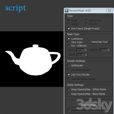 Rendermask Scripts 3d Model