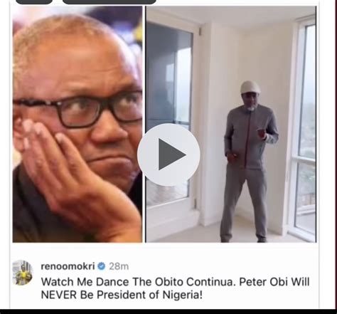 Video Watch What Reno Omokri Told Peter Obi After Supreme Court