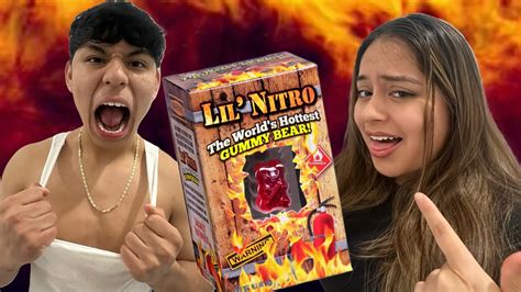 Eating The Worlds Hottest Gummy Bear 9000000 Scoville Youtube