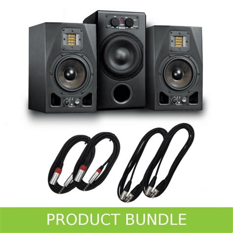 Adam Audio 2 1 System A5X Monitors Sub7 Cables