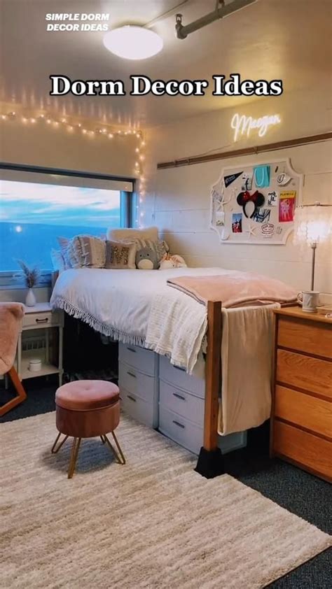 Simple Dorm Decor Ideas Dorm Room Storage Dorm Room Decor College