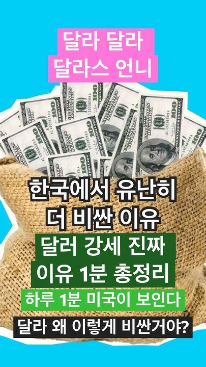 한국에서 달러가 더 비싼 이유는 달러를 그렇게 많이 찍어 내도 여전히 가치를 가지고 있는 달라 세계 투자자들이 달러 자선으로 몰리는 이유 단순히 미국 경제 이유 때문일까