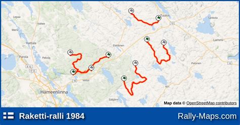 Maps Raketti Ralli 1984 Rally
