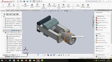 Bench Vise Assembly Part Solidwork 2016 Tutorials YouTube