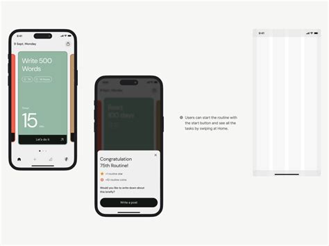 routine hero ui ux design thrill edge technologies