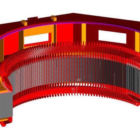 Stator Winding And Frame Of A Hydroelectric Generator Download