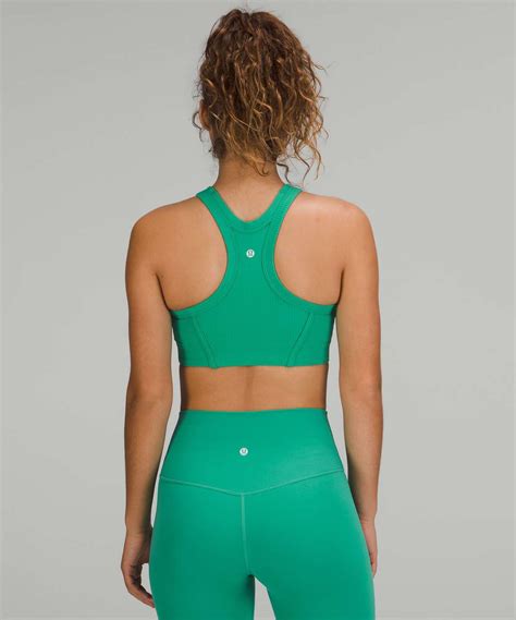 Lululemon Ribbed Nulu High Neck Yoga Bra Light Support Bc Cup