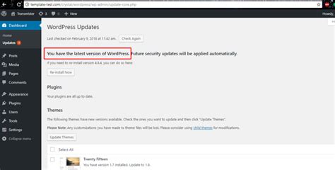 How To Upgrade Wordpress Engine Manually Template Monster Help