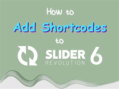 How To Add A Shortcode To Slider Revolution Wp Daddy