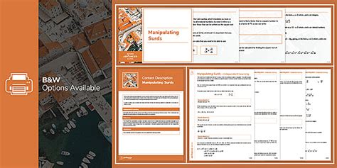 👉 Surds Resource Pack As Maths Algebra Beyond Advanced