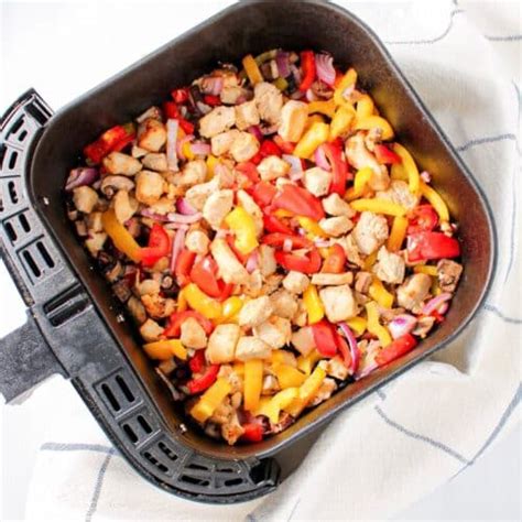 Easy Air Fryer Stir Fry With Chicken And Vegetables The Balanced