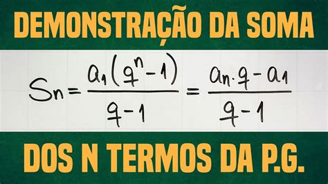 Soma Dos Termos De Uma Pg Finita Exercícios Resolvidos FDPLEARN