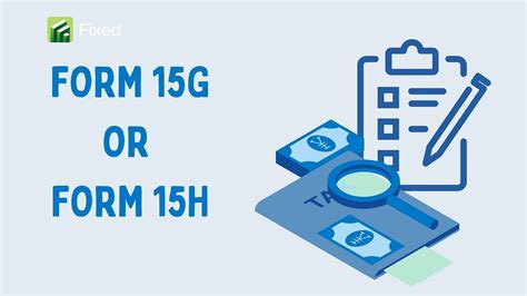 How To Avoid Tds For Fds Form 15h Vs Form 15g For Fixed Deposits