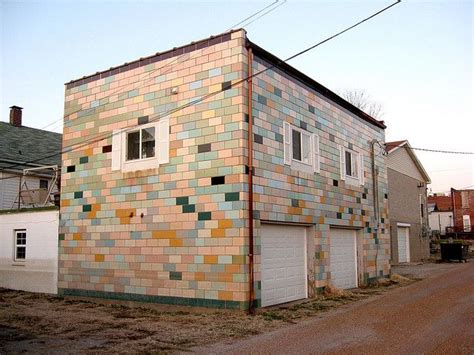 Glazed Cinder Block Wall Decor
