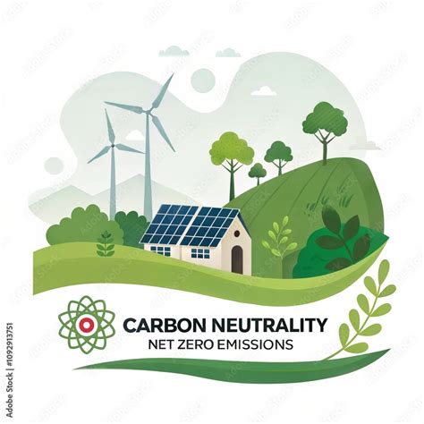 Enviromentally Sustainable Company Target Carbon Neutral And Net Zero