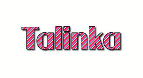 Talinka Logo Free Name Design Tool From Flaming Text