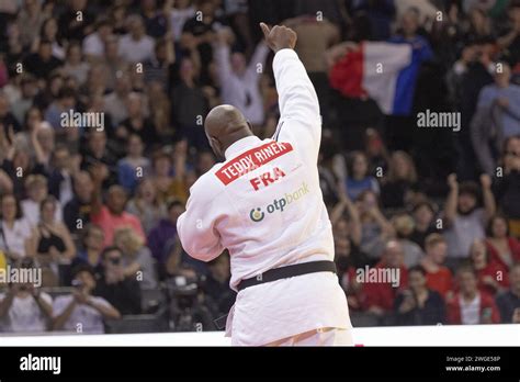 Teddy Riner Fra Won The Gold Medal Against Kim Minjong Kor In Men