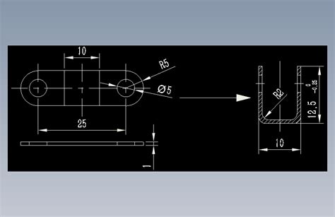 0019 铰链固定板冲压成形工艺及模具设计autocad 2018模型图纸下载 懒石网