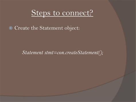 JDBC Java DataBase Connectivity PPSX