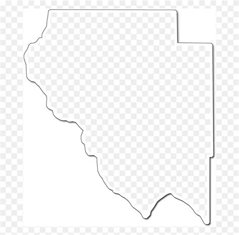 A Map Of Okeechobee With An Outer Shadow Around The Illustration