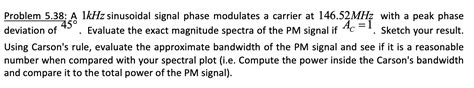 Solved Problem 5 38 A 1kHz Sinusoidal Signal Phase Chegg Com