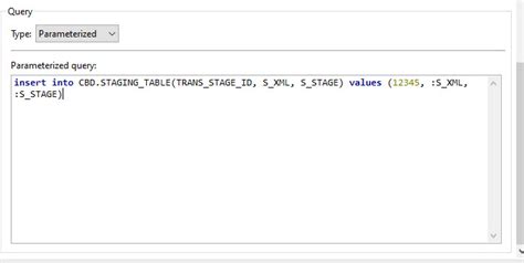Why Is Database Connector Throwing This Exception When Insert Via Parameterized Query