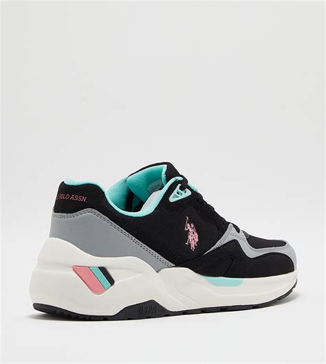 Buy Us Polo Assn Husky Glb 4fx Lace Up Sneakers In Black 6thstreet