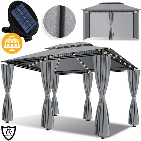 KESSER Pavillon 3x3m Luxus Festzelt Partyzelt