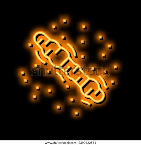 Keloid Scar Neon Light Sign Vector Stock Vector Royalty Free