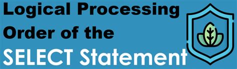 Sql Server Logical Processing Order Of The Select Statement Sql