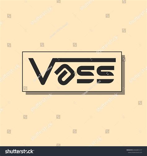 Vass Company Vector Logo Abstract Digital Stock Vector Royalty Free