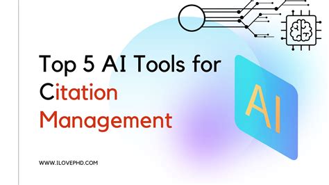 Top 5 Ai Tools For Citation Management Ilovephd