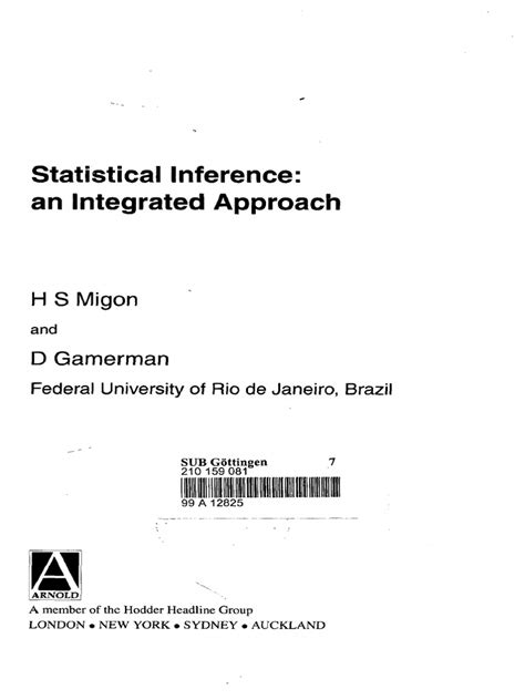 statistical inference an integrated appr pdf bayesian inference
